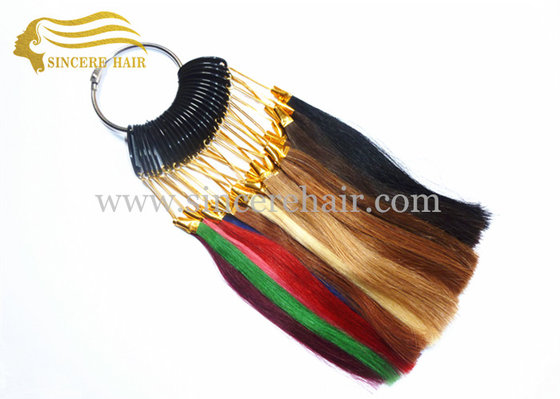 20 CM 32 Popular Colors Human Hair Color Wheel / Colour Ring For Sale supplier