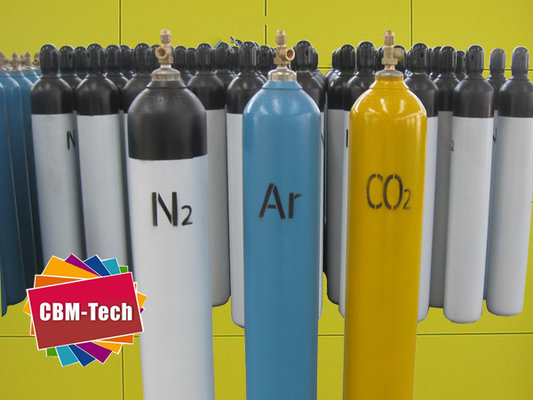 Seamless Steel Gas Cylinders 40 Liter with Cylinder Caps