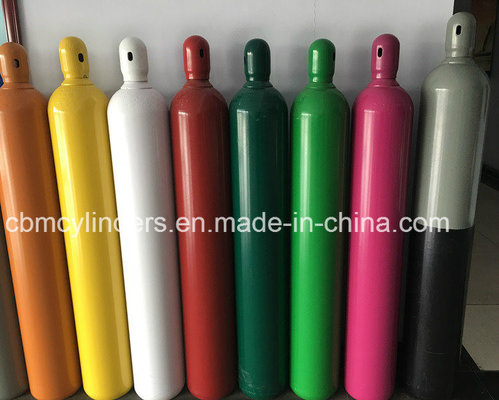 Seamless Steel Argon Helium CO2 Gas Cylinders 40 Liter