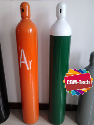 ISO9809-3 Standard Empty Gas Bottles12L for Industrial Gases
