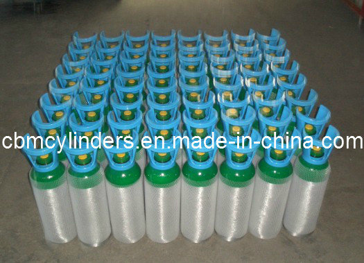Portable O2 Gas Cylinder with Handles