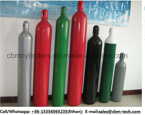 6 M3 Oxygen Cylinders with Steel Valve Guards