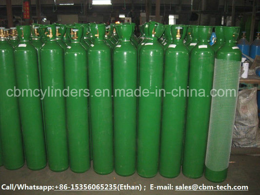 6 M3 Oxygen Cylinders with Steel Valve Guards