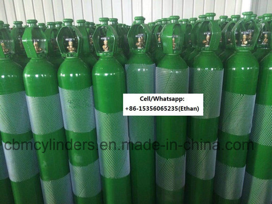 6 M3 Oxygen Cylinders with Steel Valve Guards