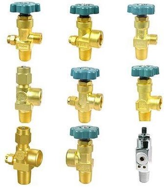 Chromed Gas Cylinder Valves