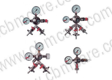 Medical Oxygen Regulator with Double Gauges