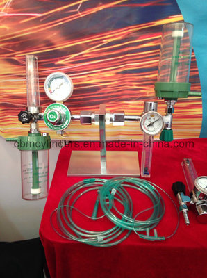 Medical Oxygen Inhaler with Pressure Gauge Protected