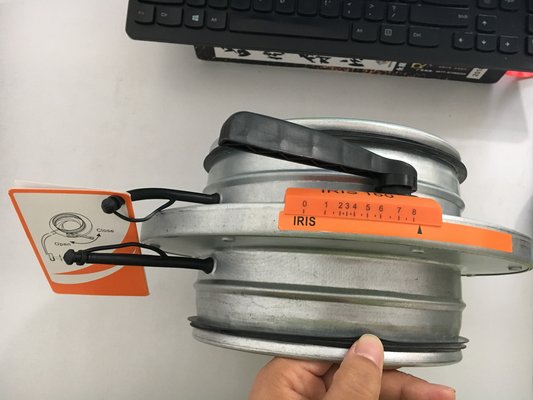 IRIS Damper Galvanized/Stainless steel material HVAC Duct Damper