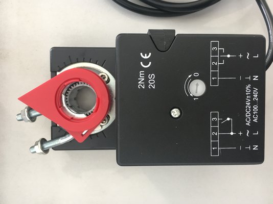 2Nm On/OFF Simple Motorised Air Control Valve Actuator Universal round or square shaft for air dampers