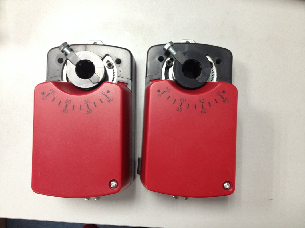 24VDC 8Nm Motorized Control Air Damper Actuator Spring Return Modulating Actuator with Auxiliary Switch