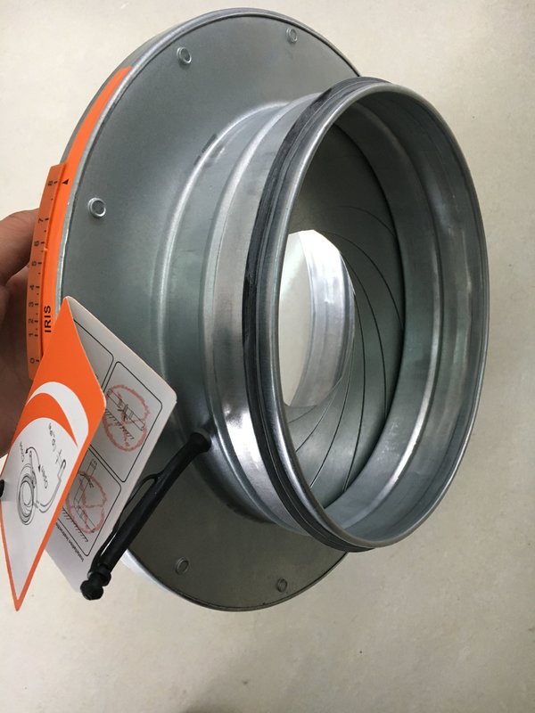 160mm Manual Easy Installation for Round Air Duct IRIS Damper Price