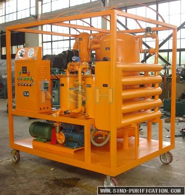 VFD Double-Stage Vacuum Insulation Oil Purification System with Filtration Accuracy less than 5um for sale