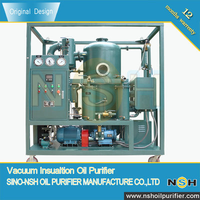 VFD Insulated Oil Dehumidifier and Re-refining Filter With 4 Wheels , Stainless Steel and Available Color