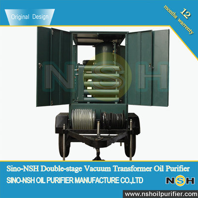 VFD Insulated Oil Dehumidifier and Re-refining Filter With 4 Wheels , Stainless Steel and Available Color