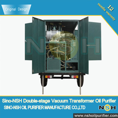 VFD Insulated Oil Dehumidifier and Re-refining Filter With 4 Wheels , Stainless Steel and Available Color