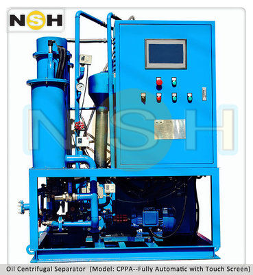 SINO-NSH Centrifugal oil purifier, Fully touch screen with PLC auto control, mobile type with various colors