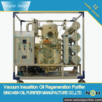 NSH Transformer Oil Filter Machine, China famous manufacturer,Mobile with trailer,oil purifier machine