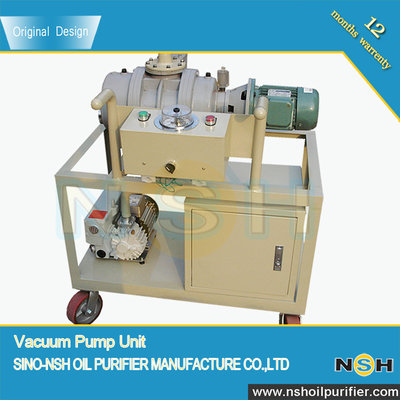 Transformer Use Vacuum Pump Unit ,high sucking speed,used in transformer vacuum, drying and degassing, high quality