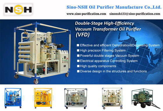 NSH Professional Transformer Oil Purification System For Sale,High Quality with Competitive Price, Service life over 15