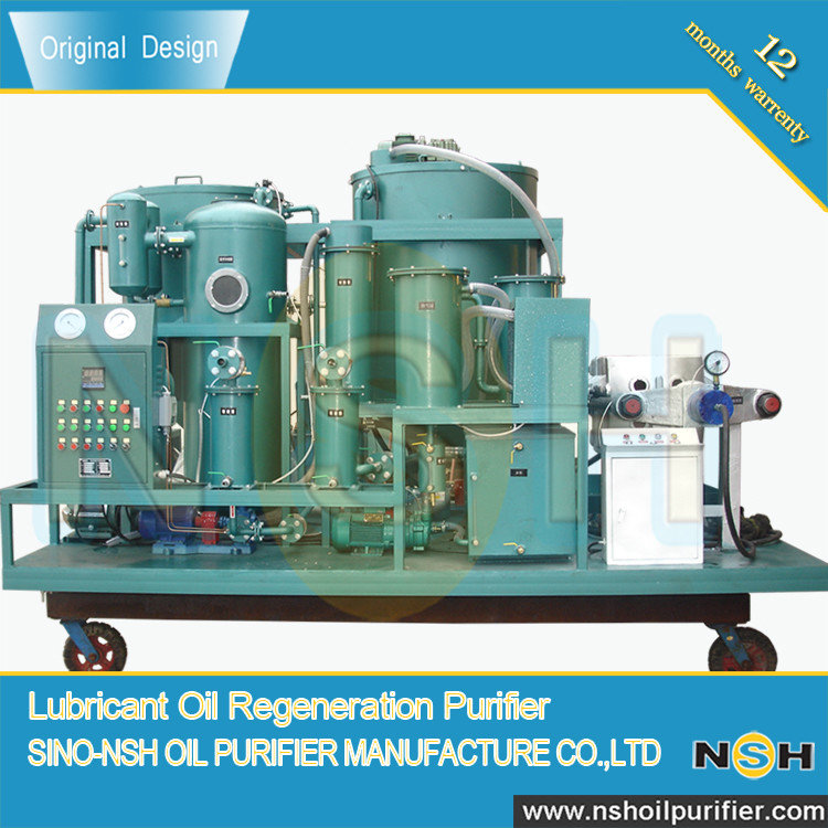 Sino-NSH Hydraulic Oil Regeneration Purifier, recycle black oil to yellow clean oil, high quality treated oil
