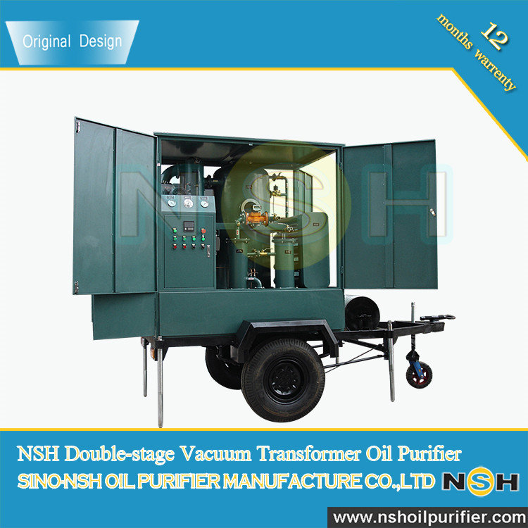 Best Quality used transformer oil filter machine, improve oil dielectric strength, connect with transformer,mobile type