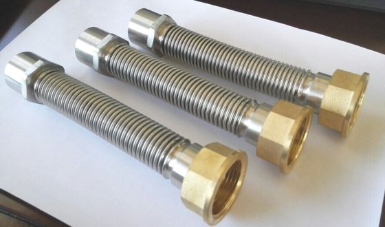 Stainless Steel Gas Meter Flexible Hose 3/4" ,1" /FM