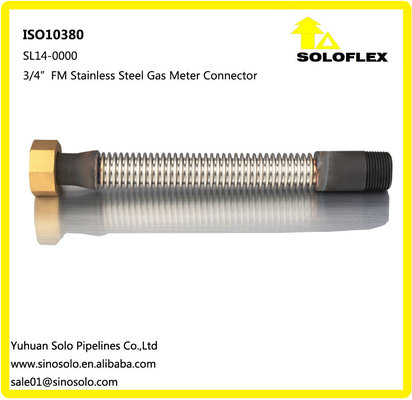 Stainless Steel Gas Meter Connector 3/4",1", FM, Connections to Gas meters