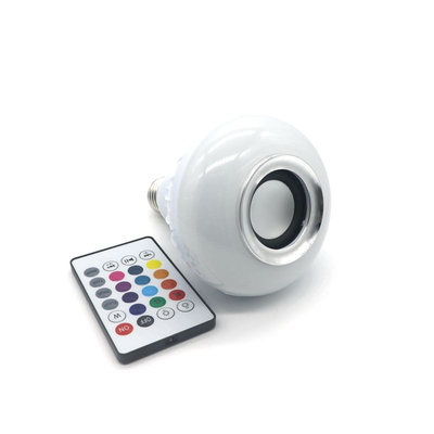 MP3 Music E27 LED Bulb 6W RGB Wireless Bluetooth Speaker Projector stage Lamp Remote Control Version ballroom lamps