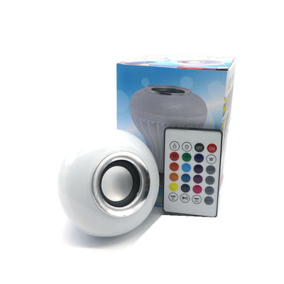 MP3 Music E27 LED Bulb 6W RGB Wireless Bluetooth Speaker Projector stage Lamp Remote Control Version ballroom lamps