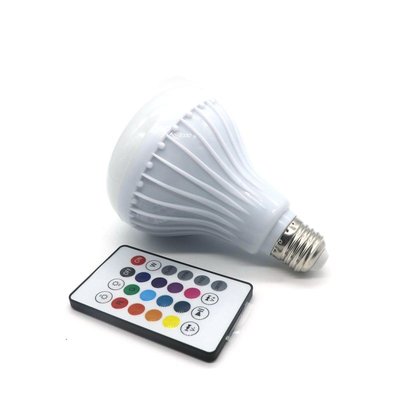 MP3 Music E27 LED Bulb 6W RGB Wireless Bluetooth Speaker Projector stage Lamp Remote Control Version ballroom lamps