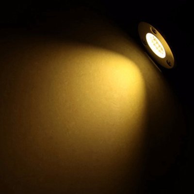 DC12V Buried Light Outdoor Waterproof LED Underground Light 1W White Warm White Red Green Blue Floor Lights