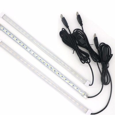 SMD 5630 7W USB LED Hard Rigid Strip Bar Light 5V 24 Leds 35CM Indoor Lamp with Switch for Indoor Use