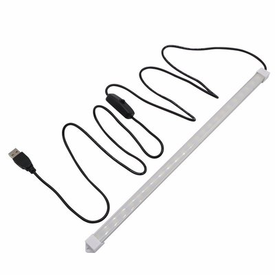 SMD 5630 7W USB LED Hard Rigid Strip Bar Light 5V 24 Leds 35CM Indoor Lamp with Switch for Indoor Use