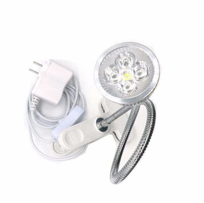 5W Led Grow Light Flexible Neck 360 Degree Led Clip Desk Plant Grow Lights For Hydroponic Garden Greenhouse