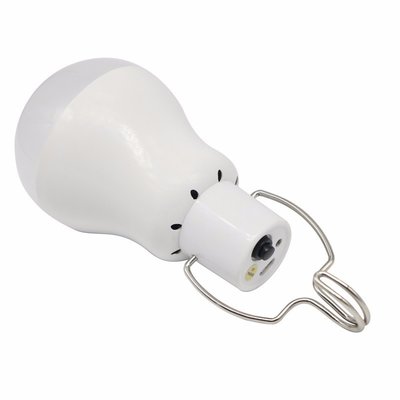 Outdoor/Indoor Solar Powered Bulb Light Portable Camping Lamp Solar Panel Low-power Night Travel Used 5-6hours