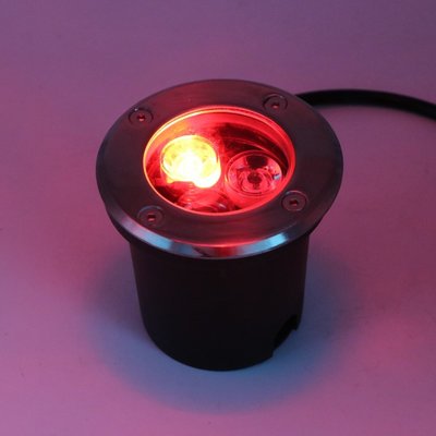 3W RGB Landscaping LED Lights IP67 RGB Underground With 24 Key Remote IR Controller