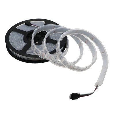 Double Row LED Strip 5050 DC12V Silicone Tube Waterproof IP67 LED flexible Light Warm white white RGB