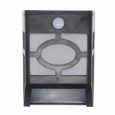 Outdoor Solar Wall Light 10 Led PIR Moton Sensor Lamp White Warm White Lighting