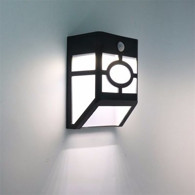 Outdoor Solar Wall Light 10 Led PIR Moton Sensor Lamp White Warm White Lighting