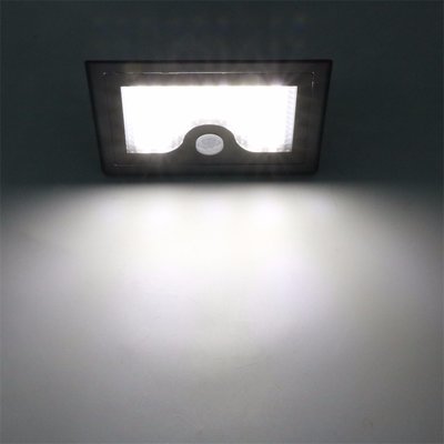 Solar Powered Wall Mount 28 LED Motion Sensor Security Light Outdoor Garden Lamp