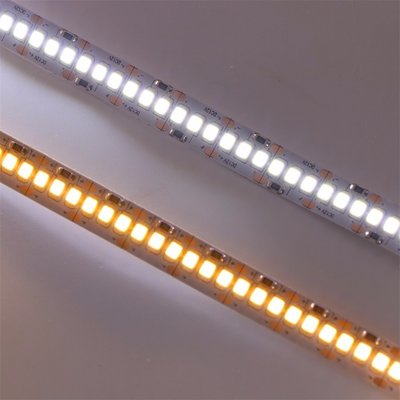 100M 10mm Width Led Strip Single Row 2835 1200 SMD LED Strip 12V Flexible 240 LED/m LED Tape White/Warm White