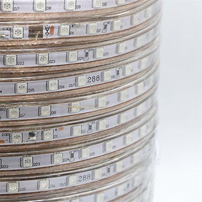 220V AC Led Strip Lights Led Lighting SMD 5050 60leds/M White Color With EU/US Plug High Power LED Strip Light