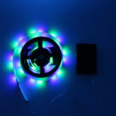 Battery Powered With Remote LED Strip 3528 SMD RGB Waterproof Flexible LED Strip String Light