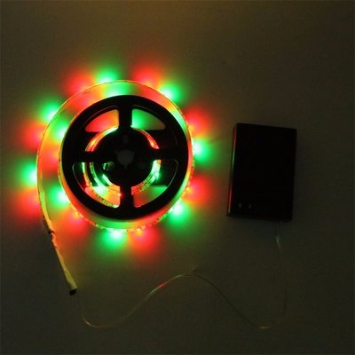 Battery Powered With Remote LED Strip 3528 SMD RGB Waterproof Flexible LED Strip String Light