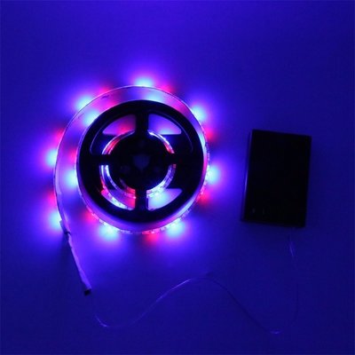 Battery Powered With Remote LED Strip 3528 SMD RGB Waterproof Flexible LED Strip String Light