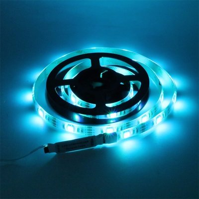 50-200cm Waterproof 4.5V 5050 RGB LED Strip Light Battery Powered + 24key Remote