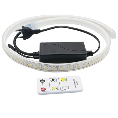 5730 120 Led Double CCT Dimmable Strips Light Control With Remote