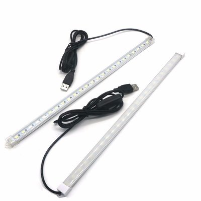 Wholesale SMD5630 35CM USB 5V 24 Led Hard Strip Light Tube Lamp Bulb On/Off Switch power