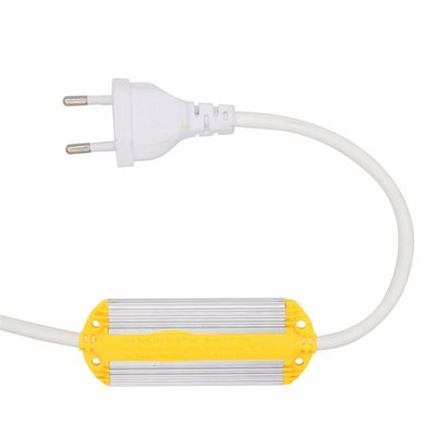 120leds/M Dimmable 220V LED Strip 5730 SMD White/Warm White Flexible +Power Plug