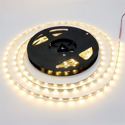 Narrow Side IP65 Waterproof 5730 LED Strip Flexible Light 12V Width 4.7mm Black / White PCB 60led/M